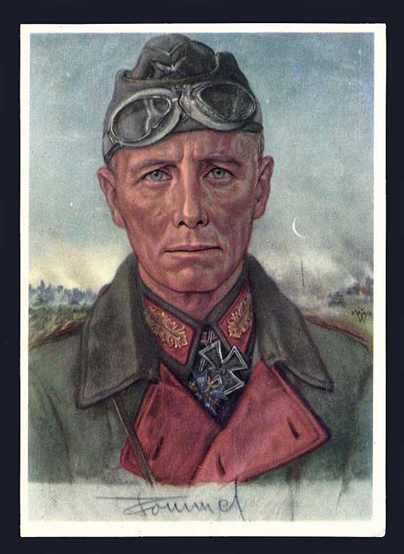 Gen. Rommel Propaganda Card: Allstamp.net